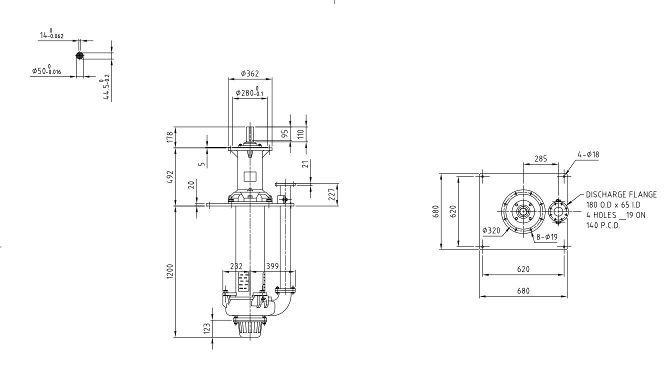 65QV-SP Vertical Slurry Pump | CNSME PUMP
